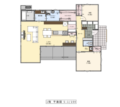 平屋のおしゃれでモダンな間取り・外観事例｜かっこいいデザインのポイント、アイテムを解説 | 福井の注文住宅工務店｜ノークホームズ