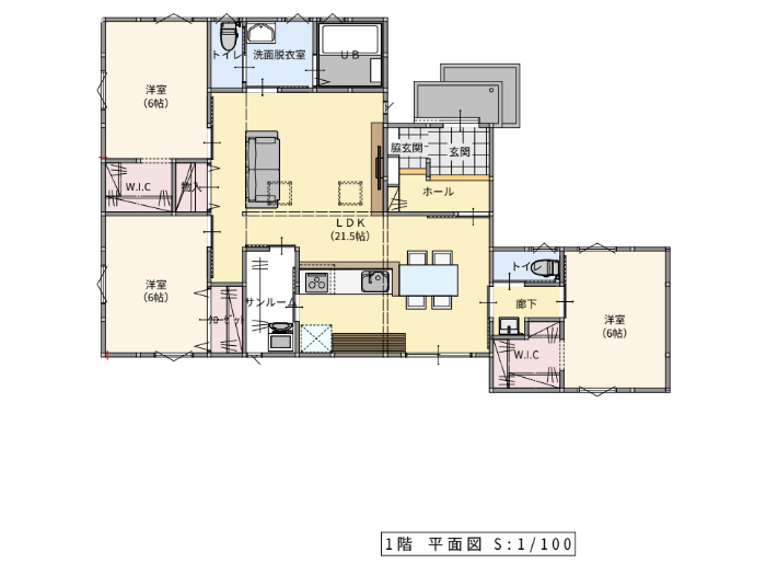 老後の小さな家の間取り実例（15坪、2ldk）｜新築費用、費用を抑える建築プランなど解説 | 福井の注文住宅・工務店ノークホームズ