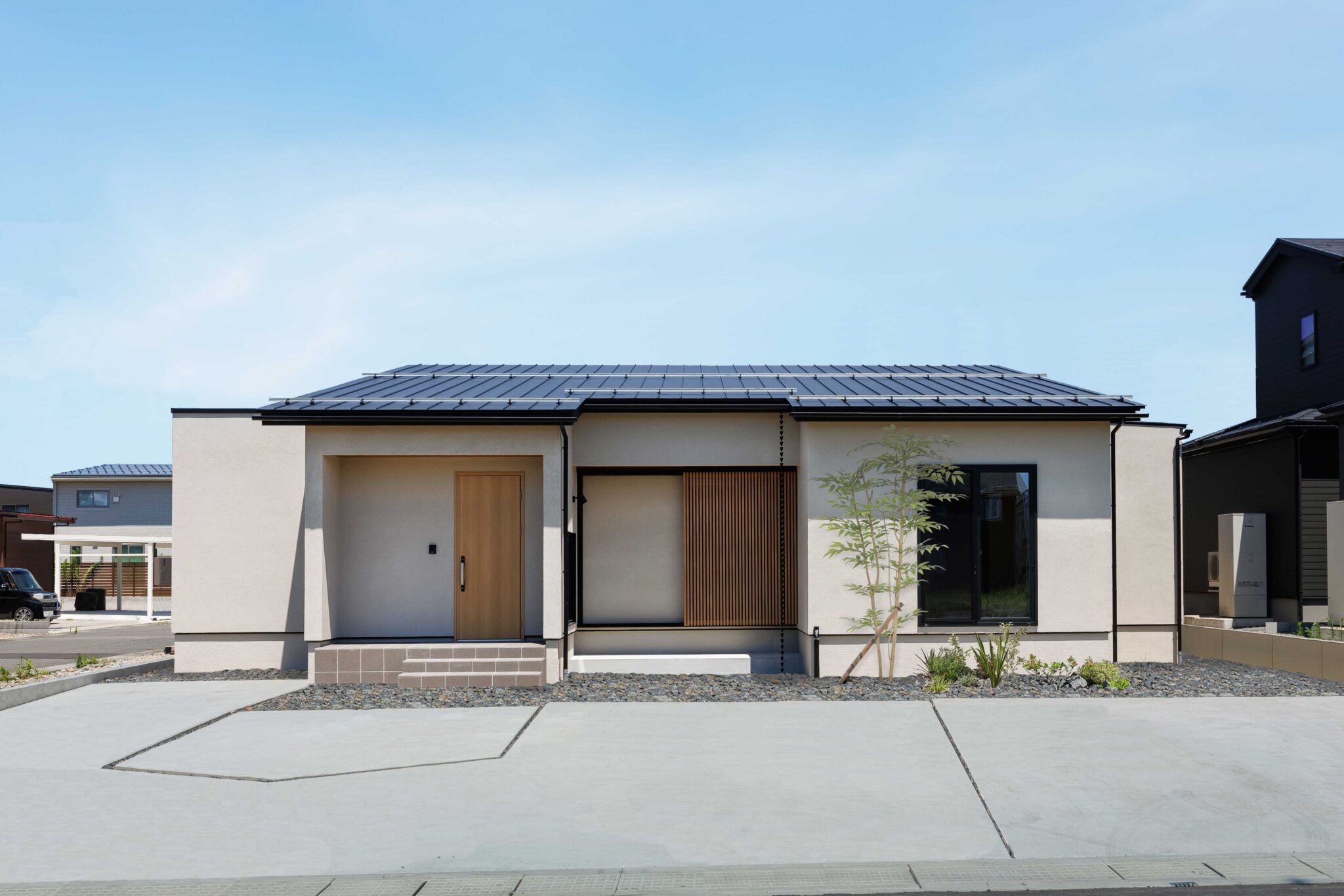 福井県鯖江市注文住宅 平屋 断熱等級6 耐震等級3 Ua値0.29 C値0.19 長期優良住宅 | NORQ | 施工事例 | 福井の注文住宅 ...