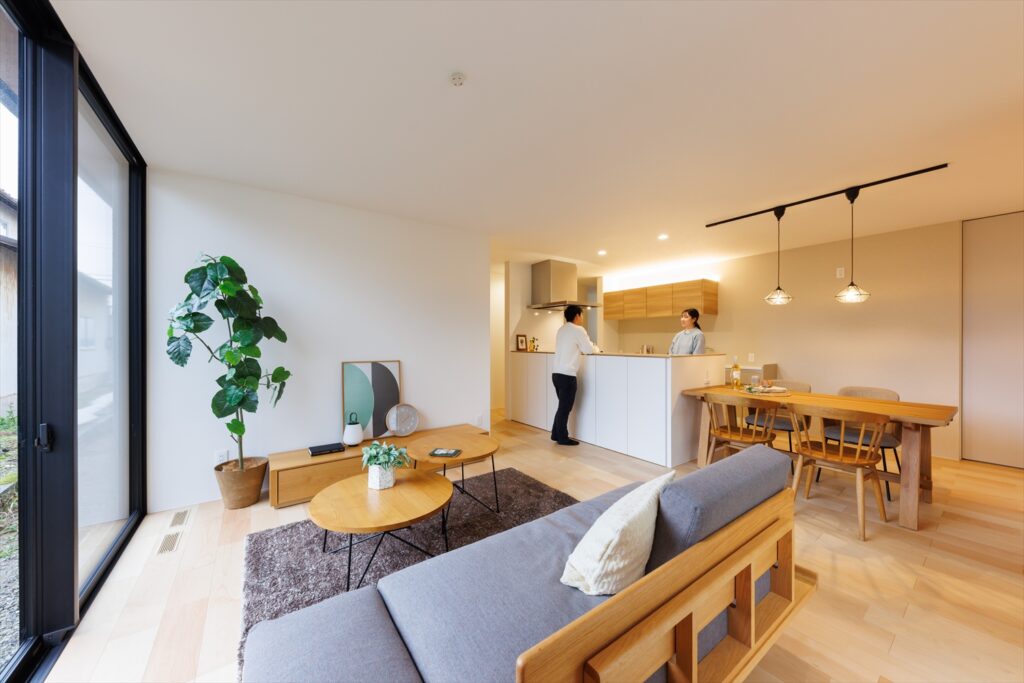 20坪台の平屋で、ゆったりとのびのび暮らす家｜福井県坂井市注文住宅 | NORQ G3 | 施工事例 | 福井の注文住宅・工務店ノークホームズ